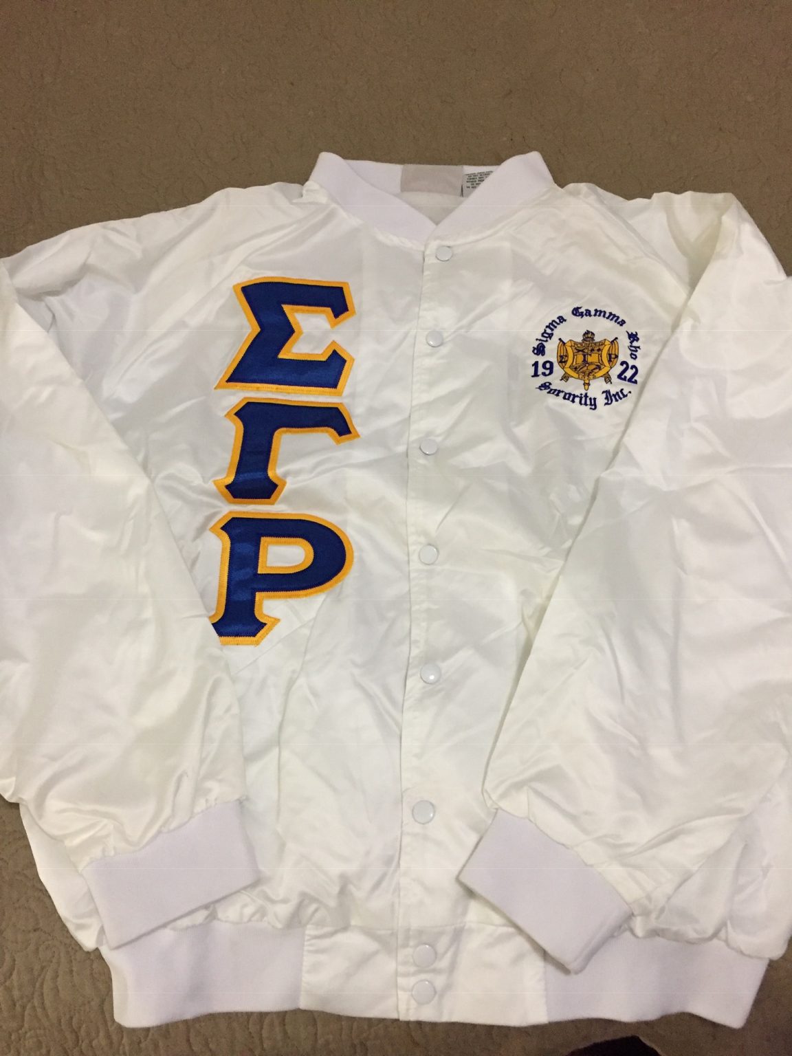 SGRHO Satin Jacket – Xpress Yourself Sportswear
