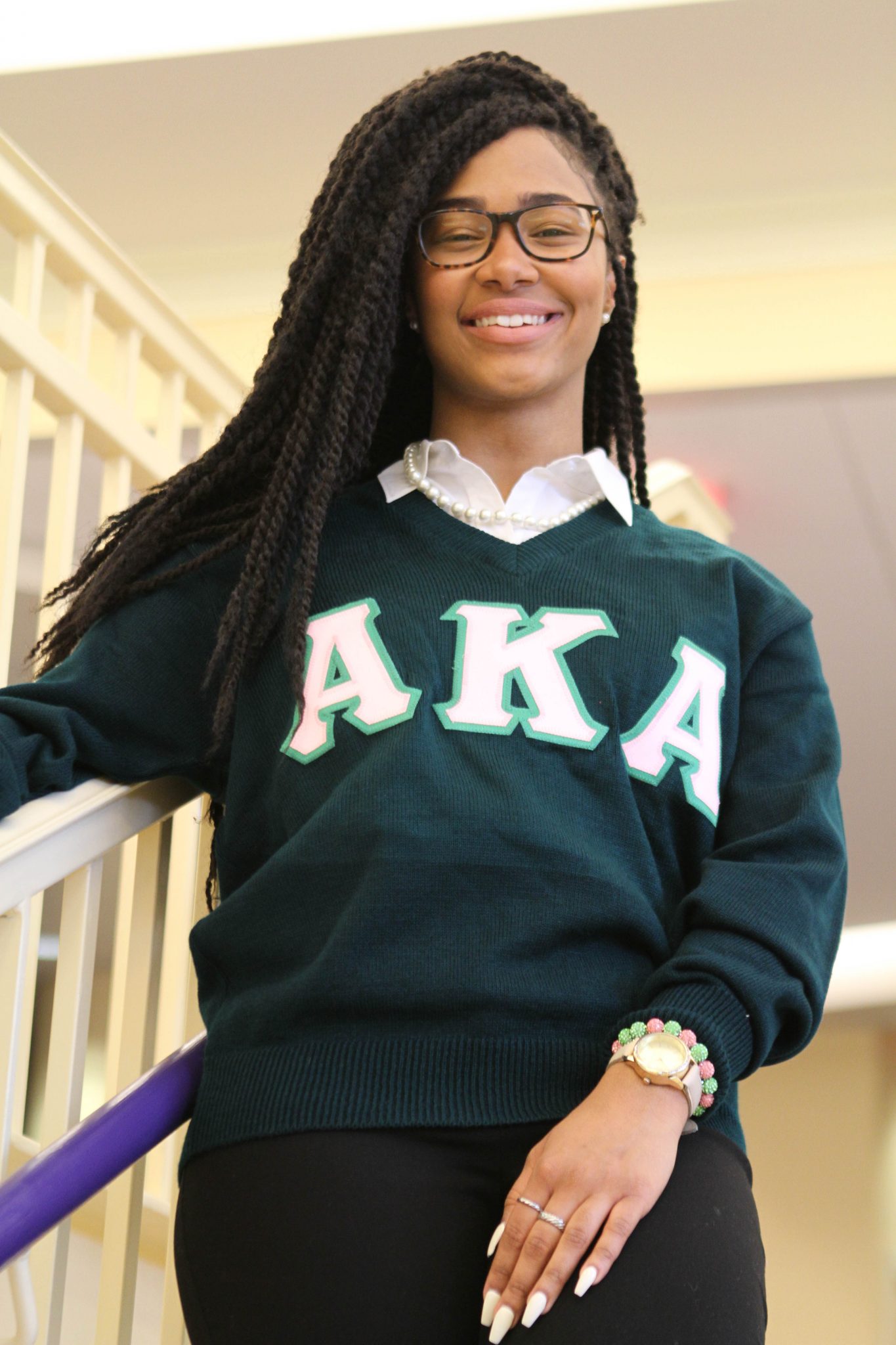 AKA Vneck Twill Sweaters – Xpress Yourself Sportswear